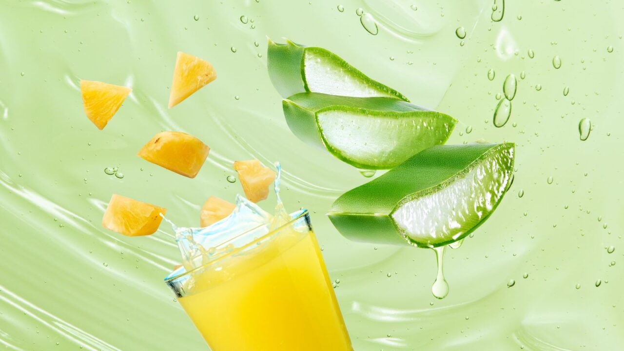 Pineapple Aloe Vera Juice: Simple Drink And Big Benefits
